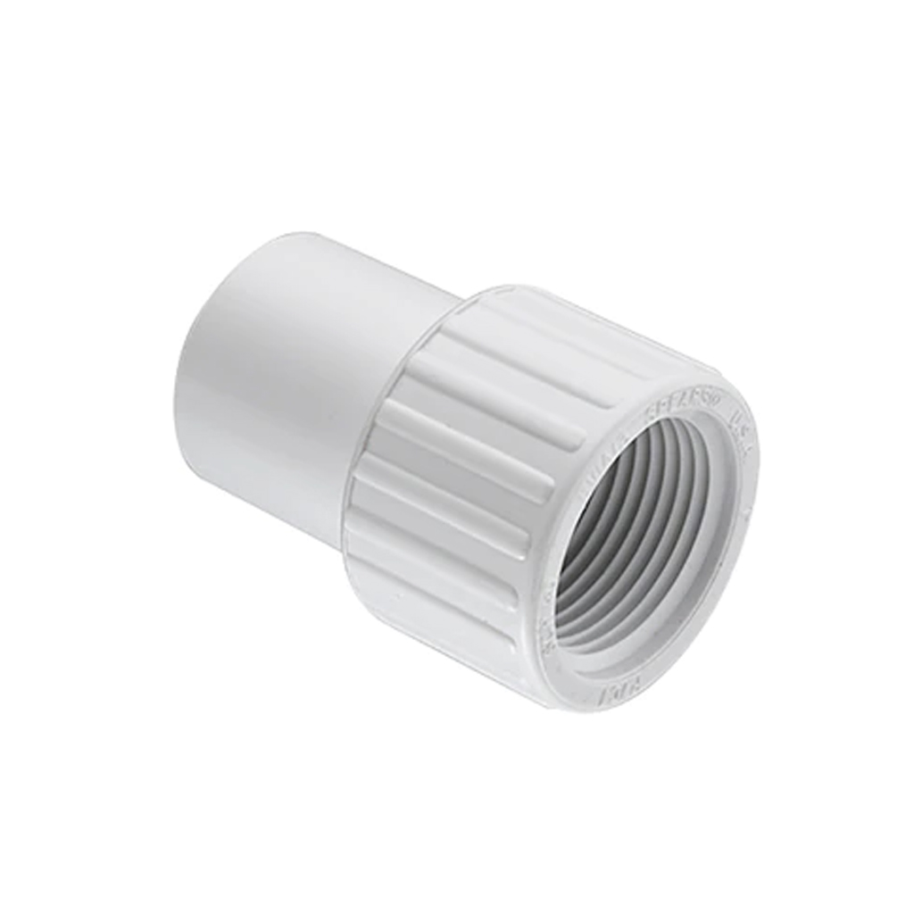1-1/4" PVC Sch40 Female Fitting Adapter (FIPT x Spigot) - Alberta ...